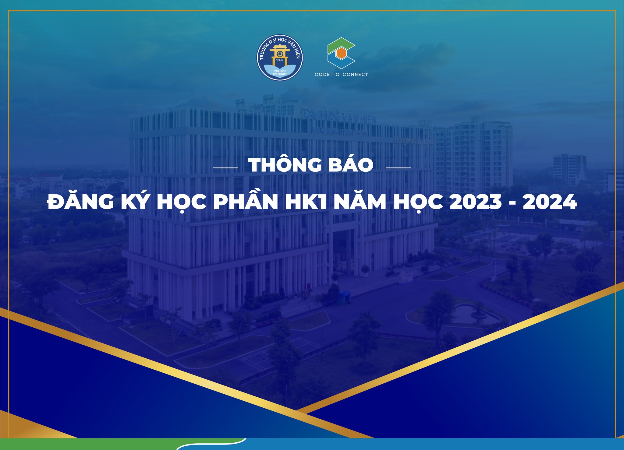 THÔNG BÁO VỀ VIỆC ĐĂNG KÝ HỌC PHẦN HK1 NĂM HỌC 2023-2024